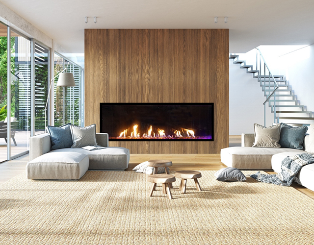 Luxury Glass Fireplace Premium Quality Tempered Or NeoCeram Fireplace